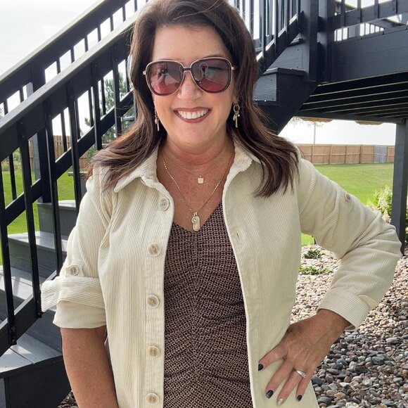 CAbi | Tops | Cabi 4549 Sassy Top Fall 223 Reversable Small Euc | Poshmark